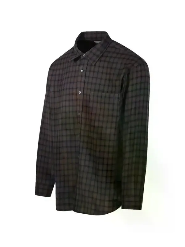 DUNST Check-pattern Long-sleeve Shirt