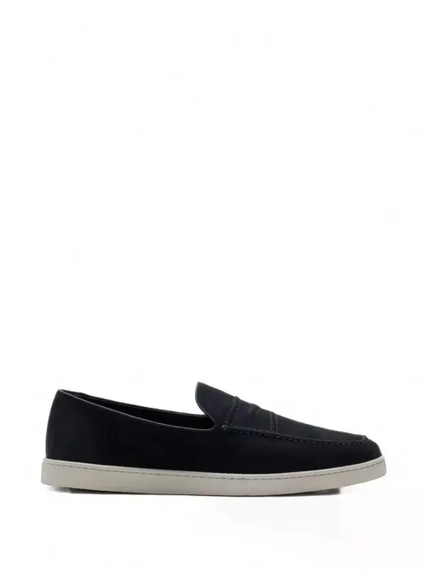 Church's Peebles Suede Penny Loafers - Blue