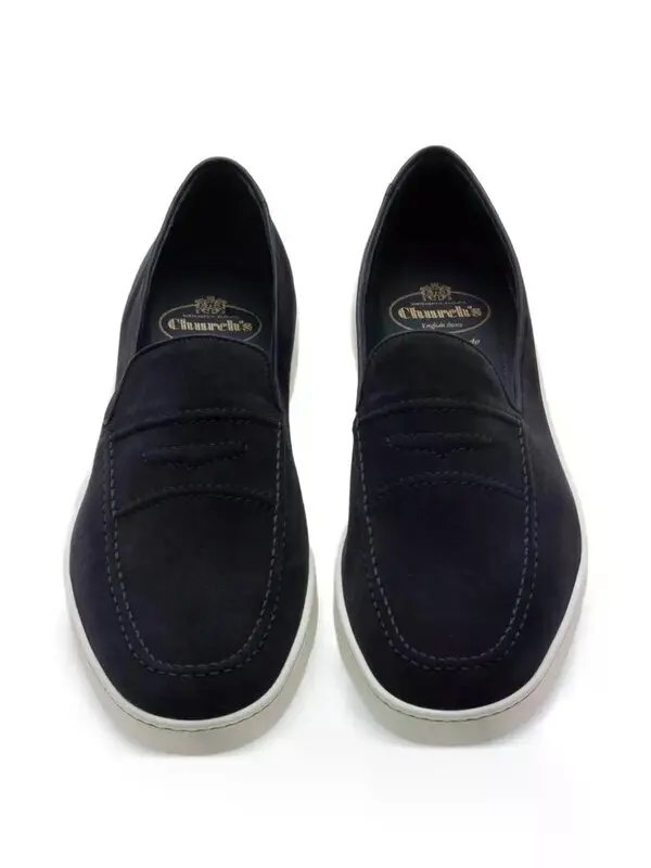 Church's Peebles Suede Penny Loafers - Blue