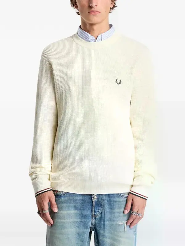 Fred Perry Waffle-stitch Sweater