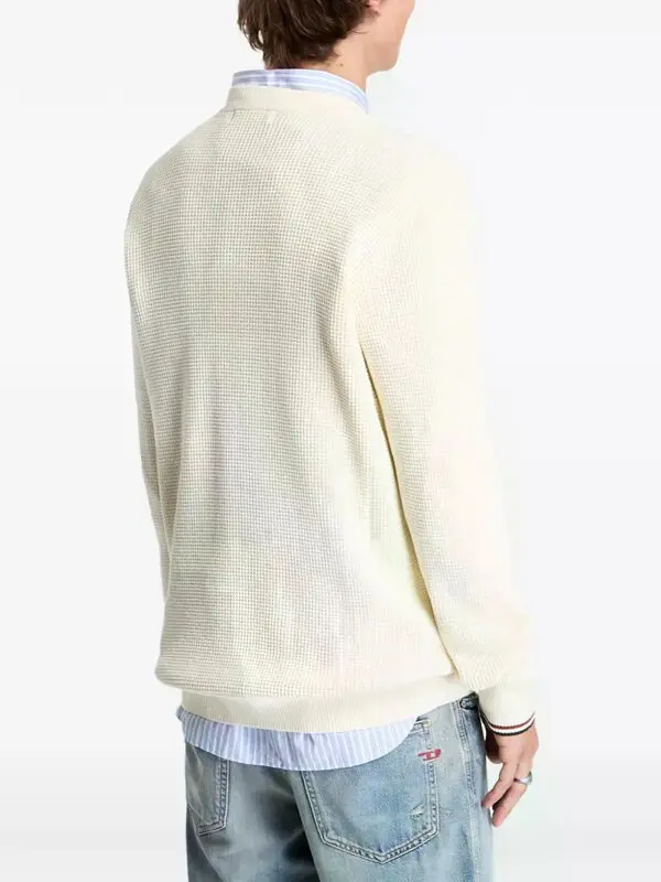Fred Perry Waffle-stitch Sweater