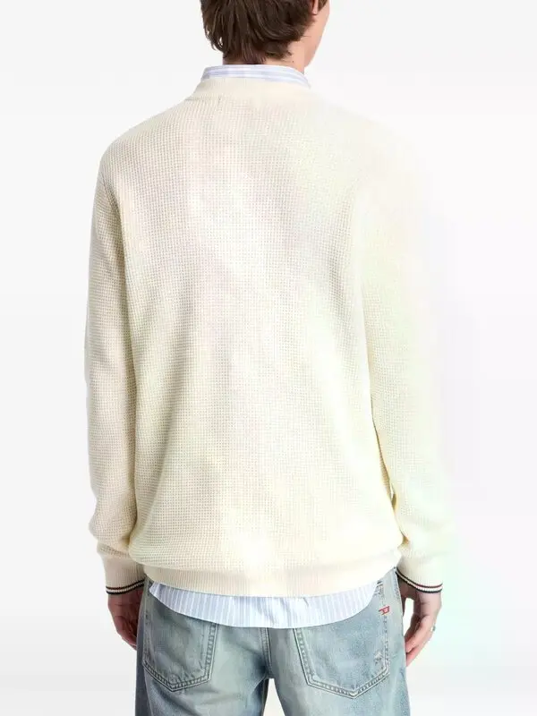 Fred Perry Waffle-stitch Sweater