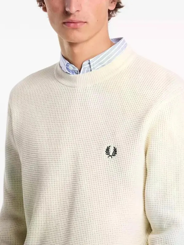 Fred Perry Waffle-stitch Sweater