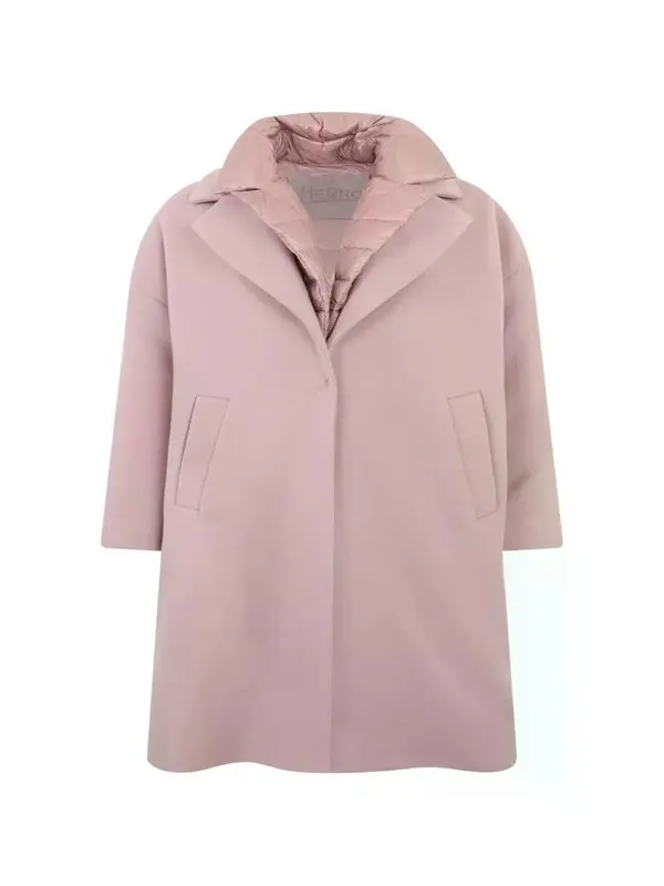 Herno Padded-lining Notched-lapels Jacket - Pink