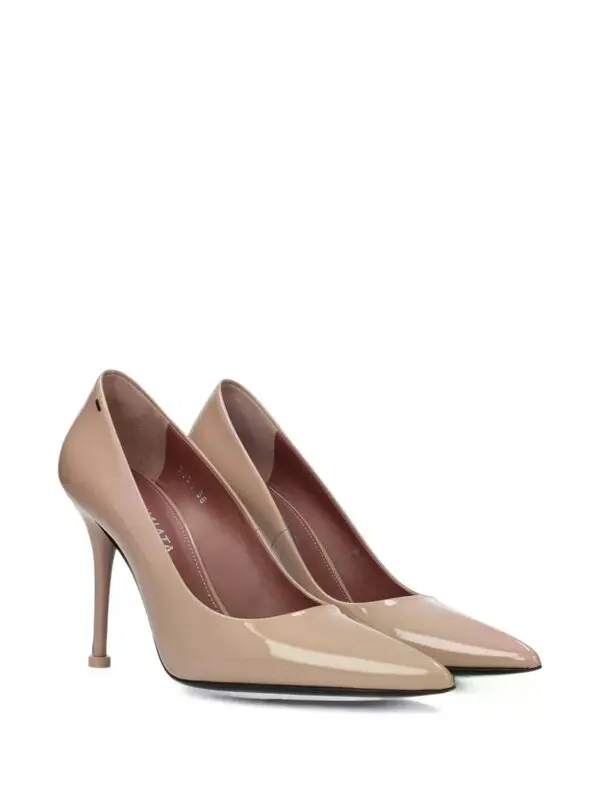Premiata Patent-finish Point-toe Heeled Pumps