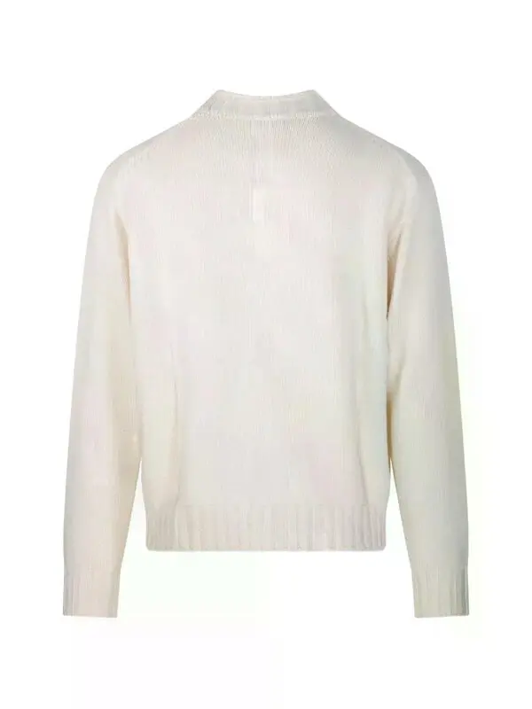 DUNST Ribbed-trim Crew-neck Sweater