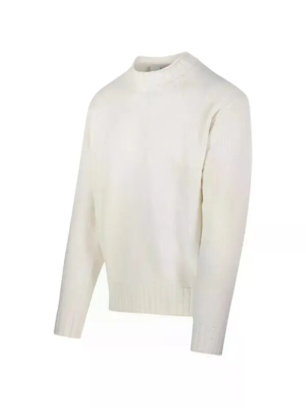DUNST Ribbed-trim Crew-neck Sweater