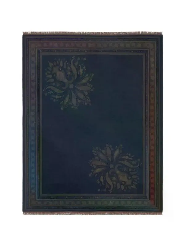 Etro Jacquard-woven Paisley Throw Blanket