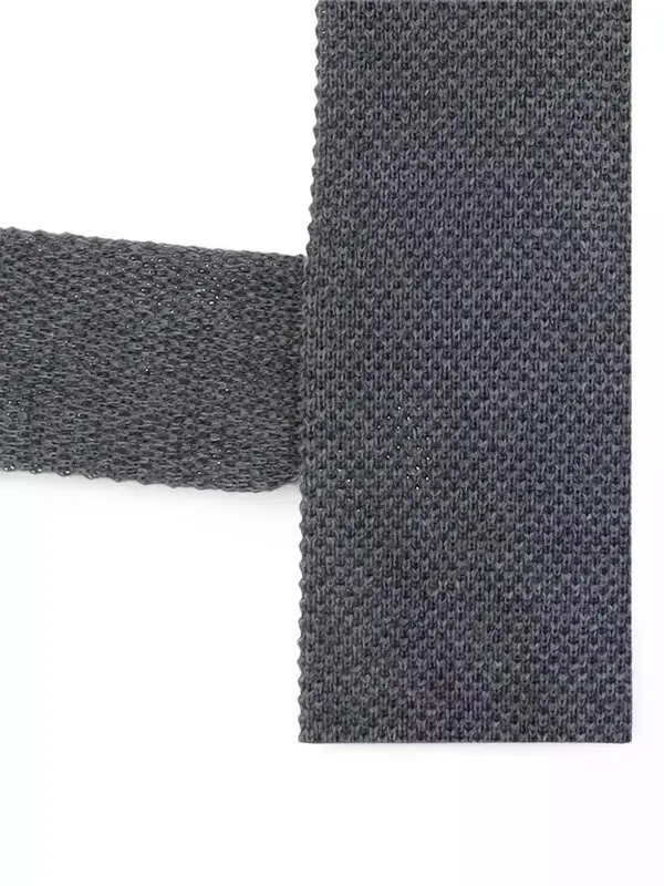 BOSS By Beckham Wool Tie - Grey