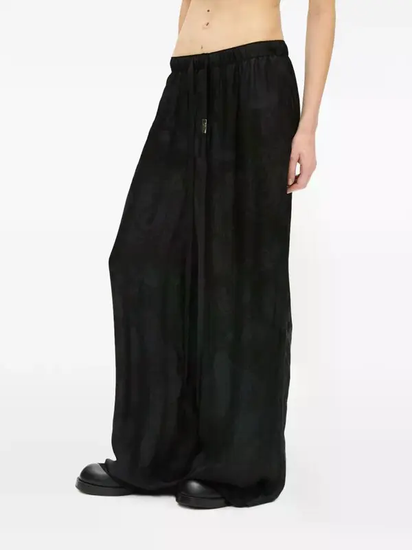 ANN DEMEULEMEESTER Nevi Paisley Satin Trousers