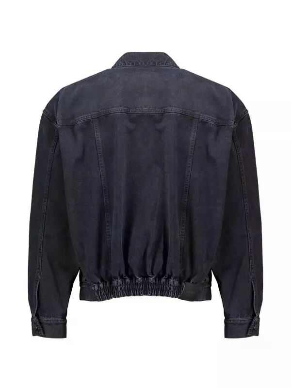 Saint Laurent Oversize-fit Denim Jacket - Black