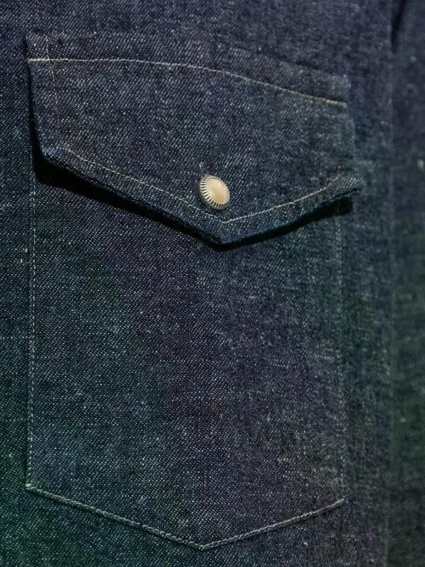 Eleventy Western Denim Shirt