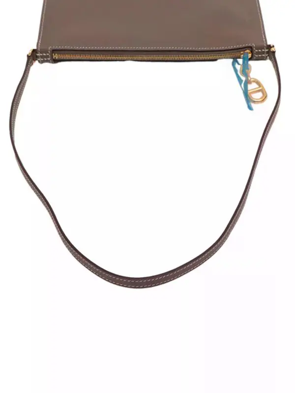 Hermès 2025 Evercolor Zipengo Chaine D'ancre To Go Pouch Shoulder Bag - Brown