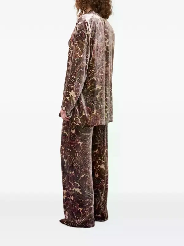 OTTOD'AME Floral-print Jacket - Red