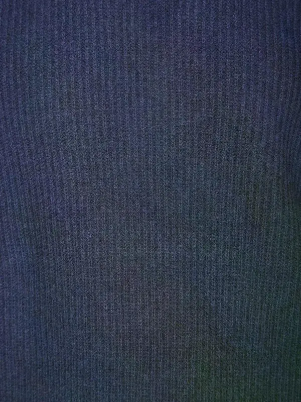 AMARANTO Ribbed-knit Raglan-sleeve Sweater