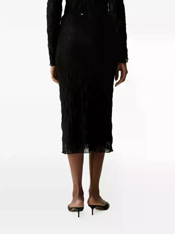 TWINSET Lace-overlay Midi Skirt