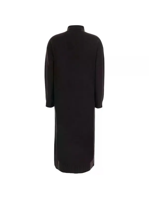 Max Mara Fragore Roll-neck Knitted Midi Dress