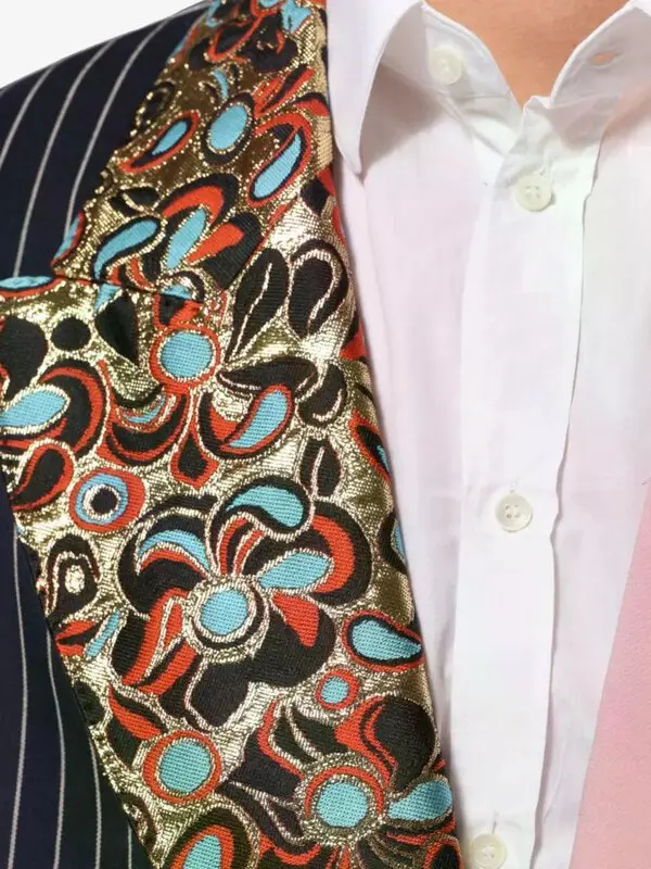 Dolce & Gabbana Patchwork Single-breasted Blazer
