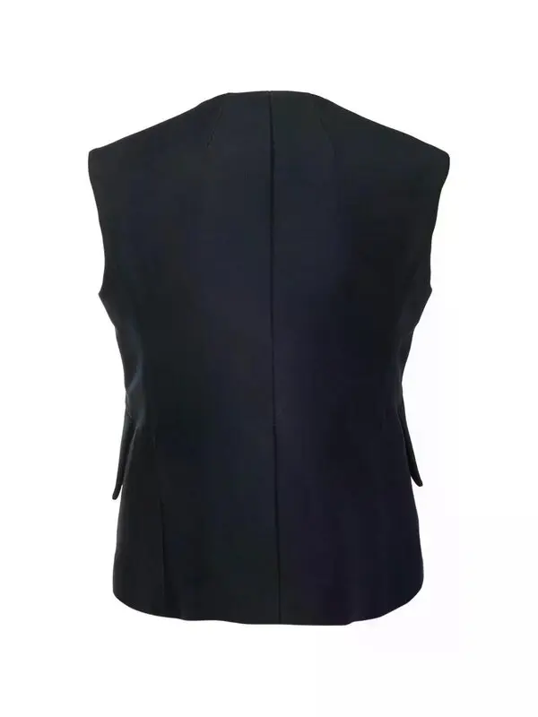 Celine Asymmetric Sleeveless Vest