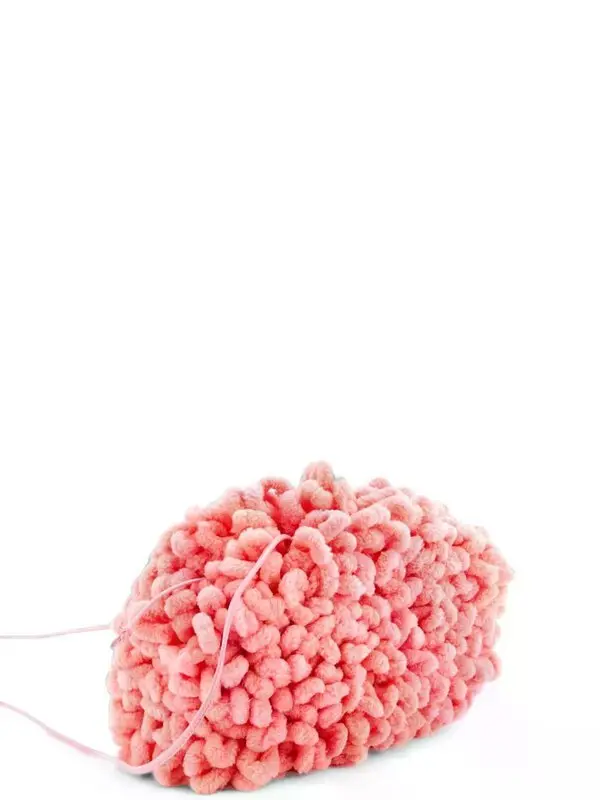 Bottega Veneta The Wave Pouch Twisted Chenille Mini Crossbody Bag