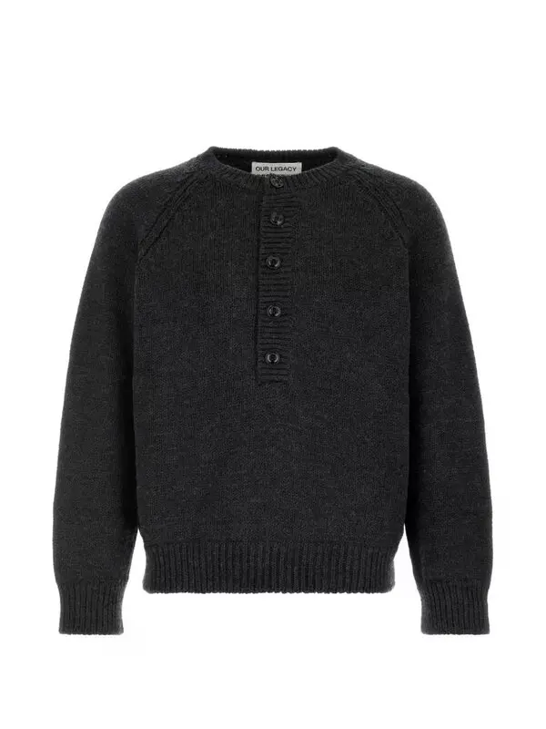 Our Legacy Shore Button-placket Sweater