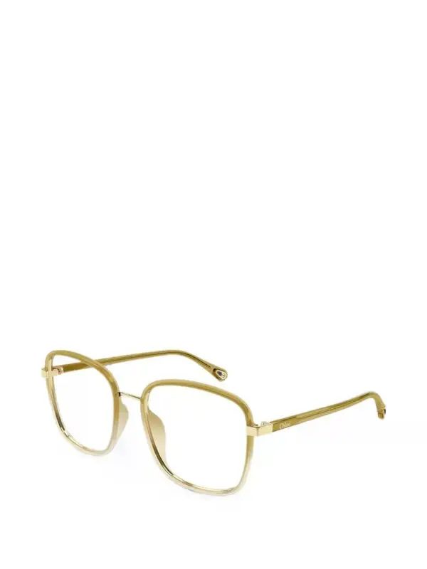 Chloé Square-frame Glasses - Neutrals