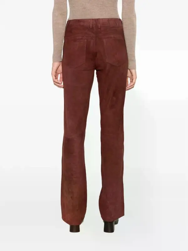 Ba&sh Suede Flared Trousers