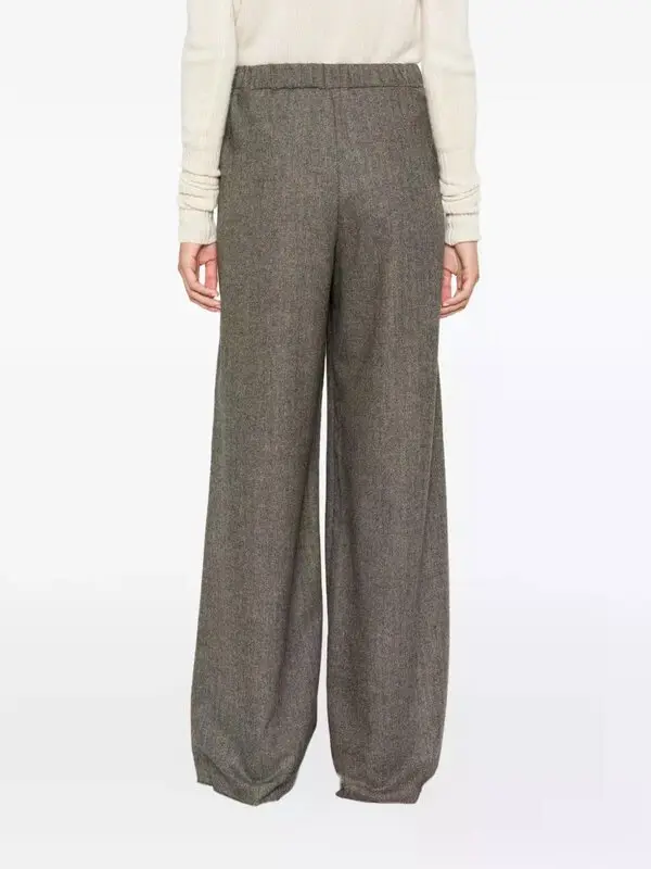 I BLUES Herringbone-pattern Trousers