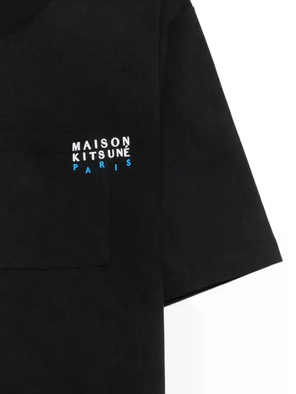 Maison Kitsuné Logo-print Pocket T-shirt
