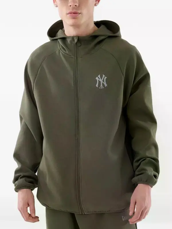 New Era New York Yankees Core Plus Fz Zip-up Hoodie - Green