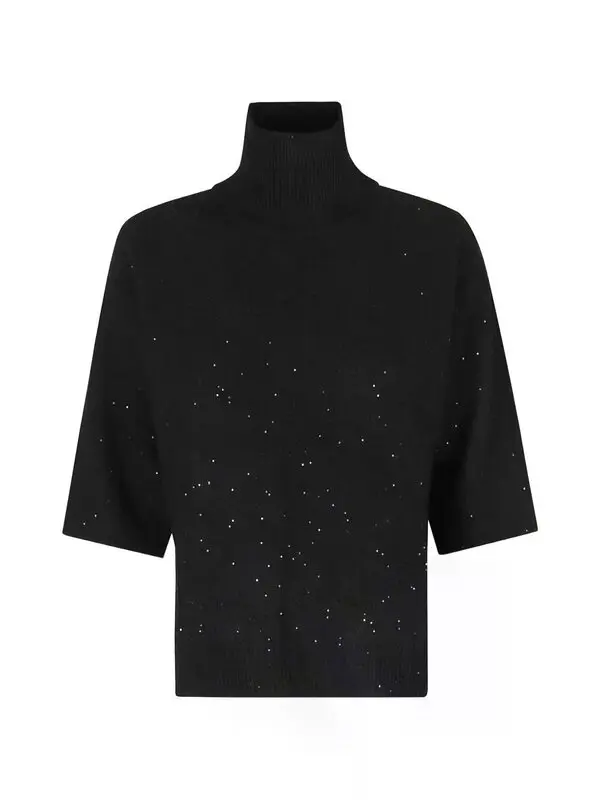 Seventy Sequin-embellished Roll-neck Sweater