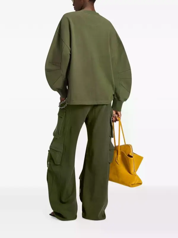 Attico Crew-neck Long-sleeve Sweatshirt