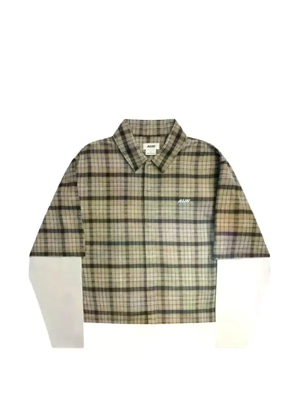 ALIS Check-pattern Double-layered Shirt