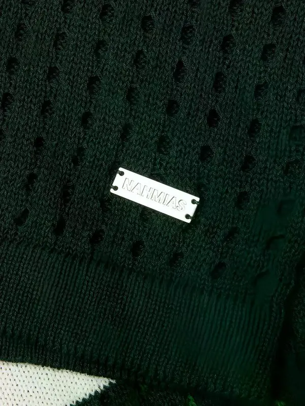 NAHMIAS Logo-knit Soccer T-shirt