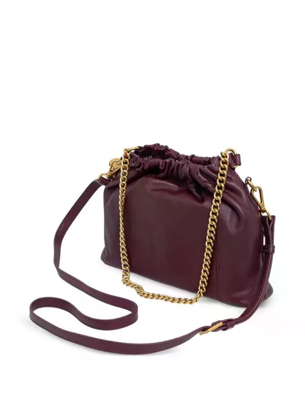 TWINSET Tassel-detail Ruched Shoulder Bag - Purple