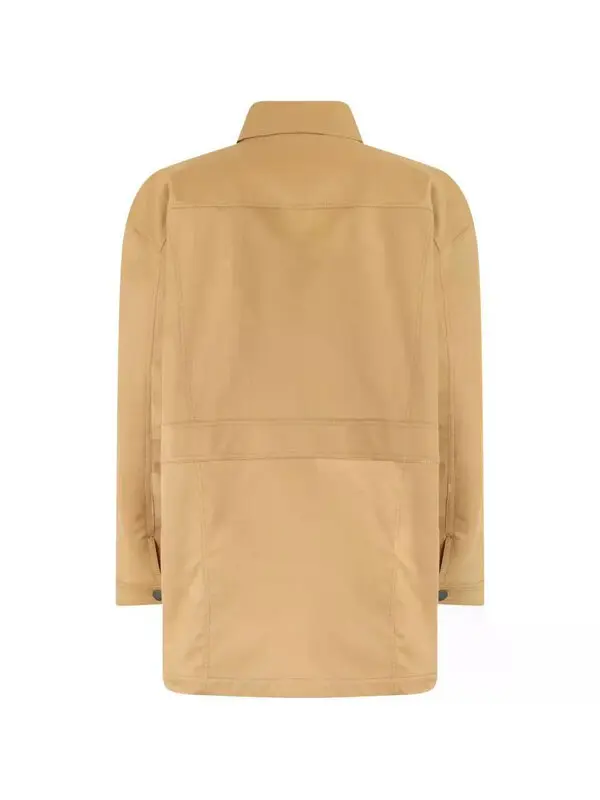 Moschino Logo-plaque Button-up Coat