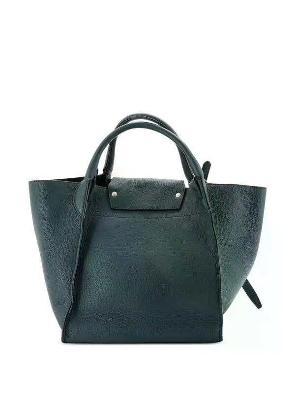 Celine Big Bag Grained Calfskin Small Satchel - Green