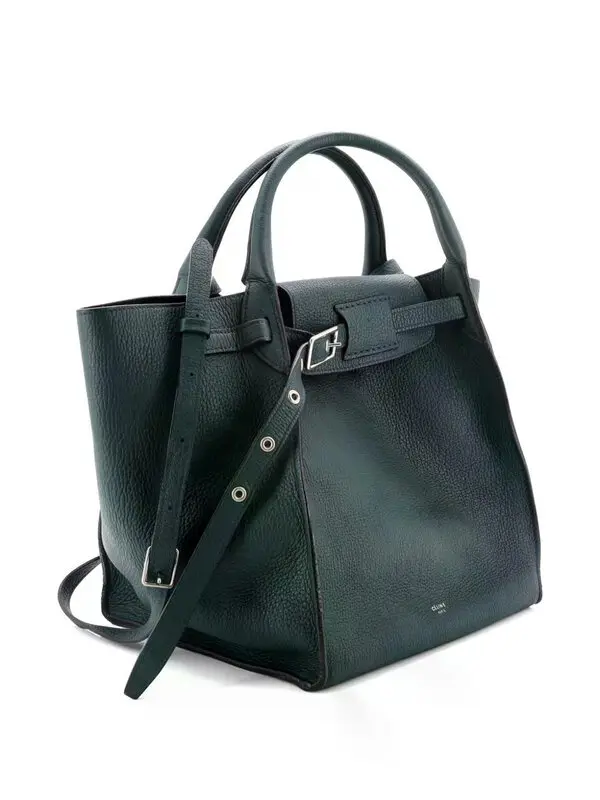Celine Big Bag Grained Calfskin Small Satchel - Green