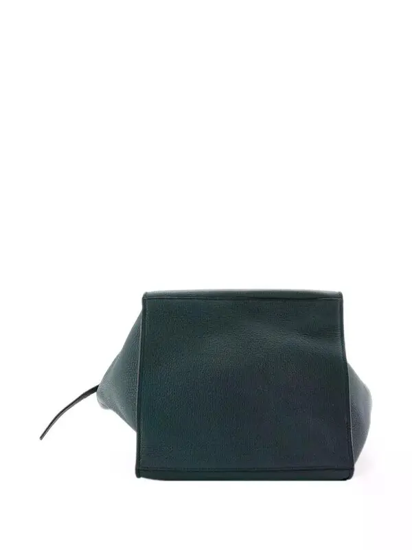 Celine Big Bag Grained Calfskin Small Satchel - Green