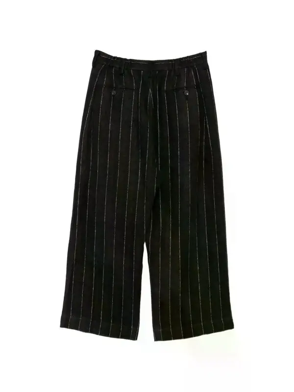 ZIGGY CHEN Pinstripe-pattern Pleated Trousers