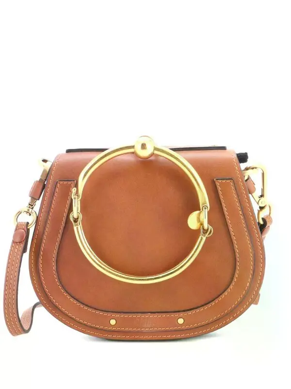 Chloé Nile Leather Small Crossbody Bag - Brown