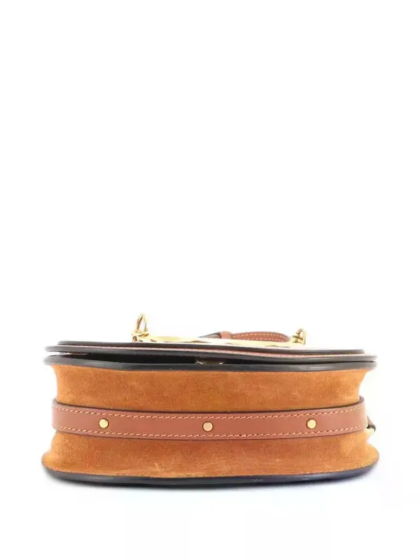 Chloé Nile Leather Small Crossbody Bag - Brown