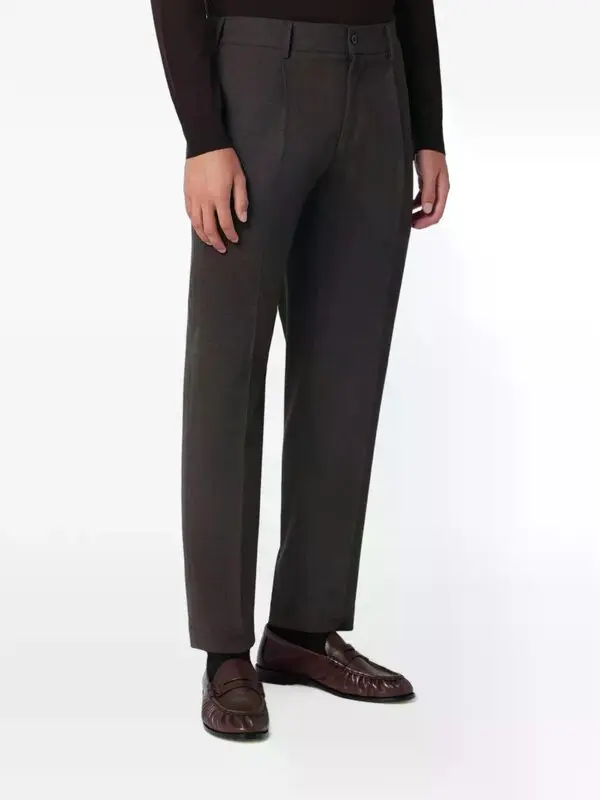 SANTANIELLO Irno Pleated Tailored Trousers
