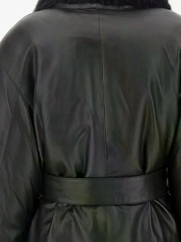 ROTATE BY BIRGER CHRISTENSEN Bonded-leather Jacket