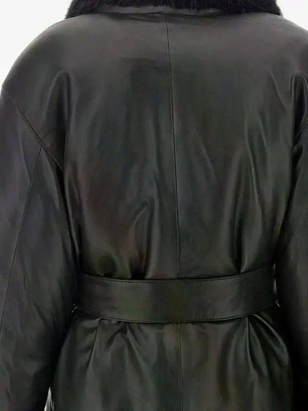 ROTATE BY BIRGER CHRISTENSEN Bonded-leather Jacket
