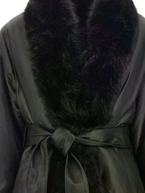 ROTATE BY BIRGER CHRISTENSEN Bonded-leather Jacket