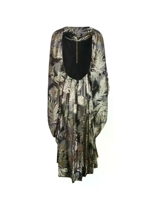 Zimmermann Ascent Burnout Peacock-print Top