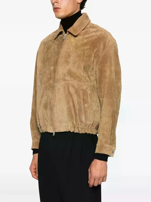 ARMA Maddox Suede Zip-up Jacket