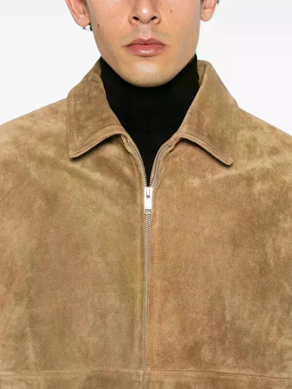 ARMA Maddox Suede Zip-up Jacket