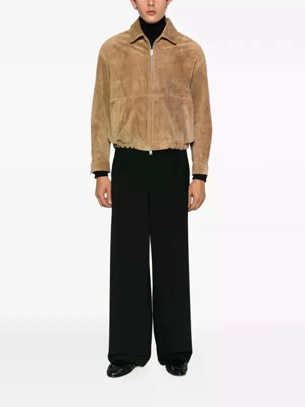 ARMA Maddox Suede Zip-up Jacket